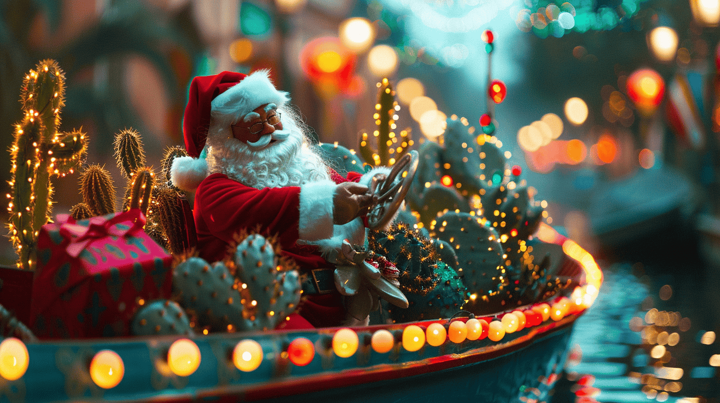 Santa Floats Down the Colorado: A One-of-a-Kind Desert Christmas Parade ...